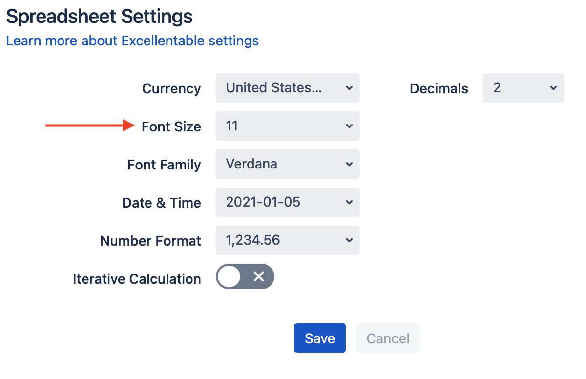Space Level Font Size space-level-font-size